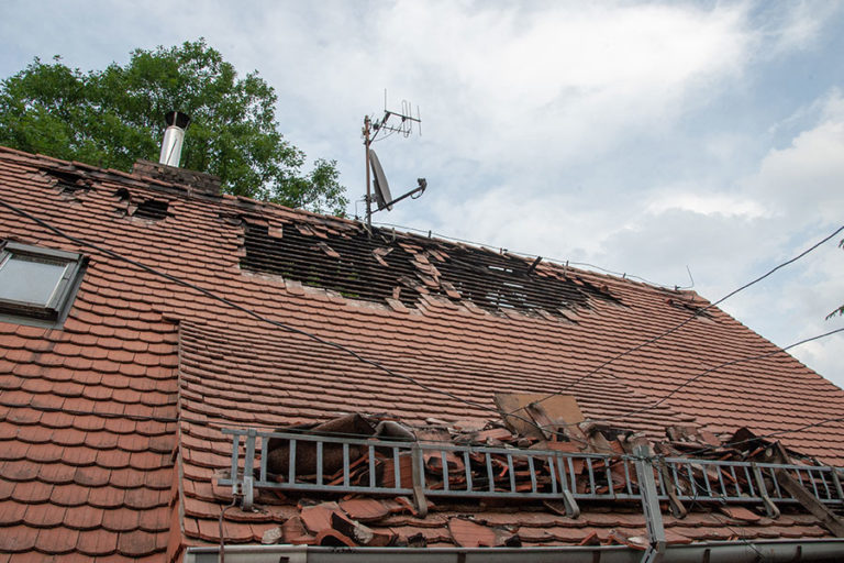 Sturmschaden Am Dach